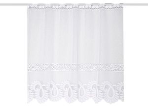 4056751441933 - Gardine HEINE HOME Gardinen Gr 100 cm Stangendurchzug 80 cm weiß Stangendurchzug