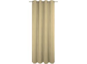 4004567528201 - Vorhang WIRTH Westport Gr 1 beige B132cm H145cm Jacquard Polyester Gardinen