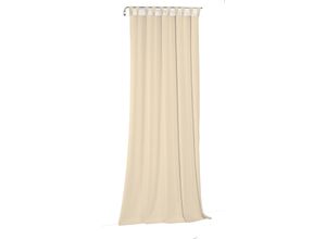 4004567248697 - Vorhang WIRTH Newbury Gr 1 beige B65cm H125cm Jacquard Baumwolle Polyester Gardinen