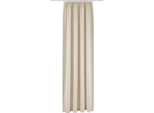 4068222005001 - Gardine MY HOME Rudy Gr 1 beige B140cm H145cm Leinenstruktur Leinen Polyester Gardinen Halbtransparent Leinenlook Polyester-Leinen Mischung