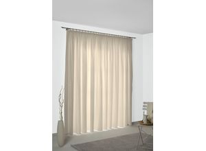 4004567341909 - Vorhang WIRTH Torbole Gr 1 braun (dunkelbraun) B65cm H125cm Jacquard Baumwolle Polyester Gardinen