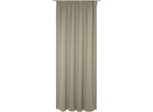 4004567341565 - Vorhang WIRTH Torbole Gr 1 braun (mittelbraun) B132cm H145cm Jacquard Baumwolle Polyester Gardinen