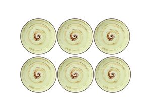 8682455436195 - Wilmax COLORBOOM Dessertteller-Set 20 cm 6er-Set Porzellan Pistazie Modern & Praktisch