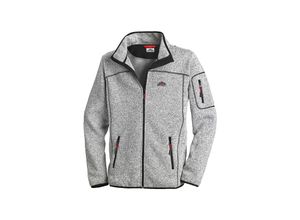 9010497098832 - Herren Strickfleecejacke   grau-melé   Größe M