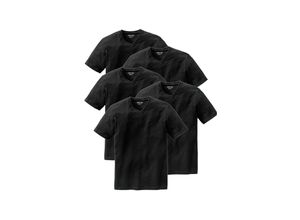 9010497143754 - 5er Pack Herren T-Shirts V-Ausschnitt 100% Baumwolle   schwarz   Größe XXL