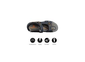 9010497003522 - Trekkingsandale unisex   anthrazit   Größe 46