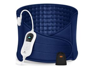 4255598301503 - KESSER® Heizkissen elektrisch für Bauch und Rücken Inkl Tasche - Heizgürtel mit 3 Temperaturstufen & Abschaltautomatik - Wärmegürtel mit verstellbarem Band und Klettverschluss