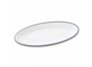 5052609920215 - Wilmax Ovaler Teller 255 cm - 6er Set ideal für Snacks und Kanapees