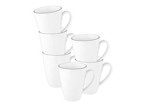 4262487291012 - Kaffeebecher Tambel Lido Black Line 350 ml 6er Set