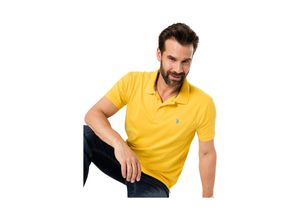 9010497101075 - US POLO ASSN Herren Poloshirt   gelb   Größe XL
