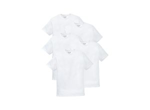 9010497099686 - 5er Pack Herren T-Shirts Rundhals 100% Baumwolle   weiß   Größe XXXL