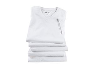 9010497099600 - 5er Pack Herren T-Shirts V-Ausschnitt 100% Baumwolle   weiß   Größe XL