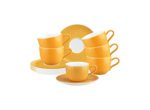 4262487297823 - Kaffeetassen mit Untertassen Liberty Pure Colors 260 ml 6er Set