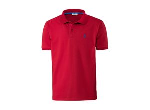 9010497101112 - US POLO ASSN Herren Poloshirt   rot   Größe L