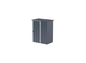 0638801751519 - Duramax Metall Gartenhaus 148x88 Geräteschuppen Garten Gerätehaus Schiebetür H 190 x B 163 x T 102 cm
