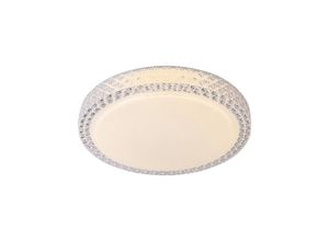 4004353356223 - BRILLIANT Badria LED Wand- und Deckenleuchte 58cm weiß InnenleuchtenDeckenleuchten-funktional 1x 60W LED integriert (Lichtstrom 4800lm Lichtfarbe 3000-6000K) Steuerbar über Fernbedienung   S