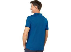 9010497206633 - Herren Funktionspolo mit Zipper   blau   Größe XXL