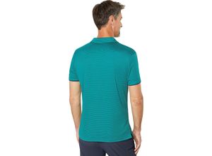 9010497206718 - Herren Funktionspolo mit Zipper   petrol   Größe M