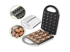 8682744802809 - Elektrischer Nussbäcker Oresckis Nut Maker Antihaftbeschichtung 1400 Watt weiß