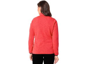 9010497251374 - Damen Strickfleece-Jacke   orange   Größe 48