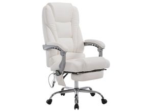 4066708500644 - Bürostuhl Pacira-N Kunstleder mit Massagefunktion Weiß