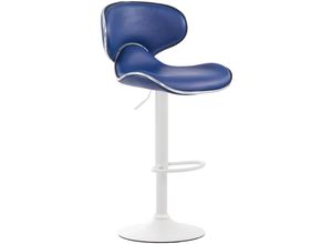 4066708495032 - Barhocker Las Palmas Gestell weiß Kunstleder Braun