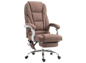 4066708500545 - Bürostuhl Pacira Stoff mit Massagefunktion Dunkelgrau