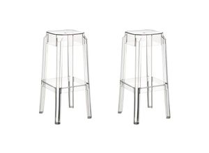 4066708475430 - 2er Set Barhocker Faxi Transparent