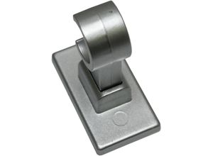 4003018041382 - Träger für Caféhausstange Ø 12 mm silber (silberfarben matt) Ø12cm Gardinenstangenhalterungen Serie Caféhausstange California Ø 10 12 mm