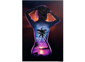 8714597558524 - Poster REINDERS Frauenrücken Hawaii Dream lila (farbe bild(er) lila) B61cm H915cm Papier Bilder