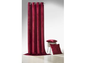 4005385829655 - Vorhang WECKBRODT Valentin Gr 1 rot (rubinrot) B135cm H245cm Sablu00e9 Polyester Gardinen Ösenschal Gardine blickdicht Samt-Optik Velour Unifarben 4005385829655 - Vorhang WECKBRODT Valentin Gr 1 rot (rubinrot) B135cm H245cm Sablu00e9 Polyester Gardinen Ösenschal Gardine blickdicht Samt-Optik Velour Unifarben