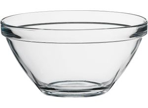 4009290106023 - Schale VAN WELL Pompei transparent (klar) B12cm H6cm T12cm Ø12cm Glas Schüsseln spülmaschinenfest und mikrowellengeeignet