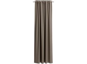 4006470543104 - Verdunkelungsvorhang NEUTEX FOR YOU INSULA braun (braungrau) B137cm H120cm Polyester Gardinen Uni-Dimout für starke Verdunklung nach Maß 4006470543104 - Verdunkelungsvorhang NEUTEX FOR YOU INSULA braun (braungrau) B137cm H120cm Polyester Gardinen Uni-Dimout für starke Verdunklung nach Maß
