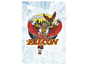 4036834178130 - KOMAR Wandtattoo Falcon Comic Classic Wandtattoos 50x70 cm (Breite x Höhe) selbstklebendes Wandtattoo Gr B H 50 cm x 70 cm Kinder-Comic bunt (rot gelb schwarz weiß) Wandtattoos Wandsticker
