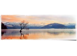 8714597512212 - Poster REINDERS Wanaka See Aussicht bunt (farbe bild(er) mehrfarbig) B158cm H53cm Papier Bilder