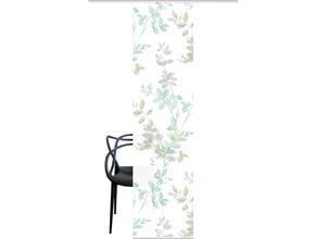 4056751483568 - Schiebegardine HEINE HOME grün (salbei weiß) B60cm H245cm Polyester Gardinen