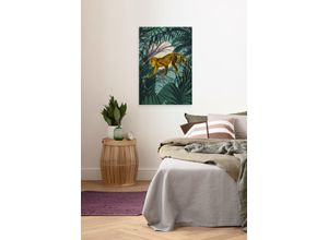 4055065031083 - Leinwandbild KOMAR Sneaky Monkey - Größe 40 x 60 cm bunt (farbe bild(er) bunt) B40cm Papier Holz Bilder Keilrahmenbild mi Echtholzrahmen
