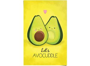 8714597576320 - Poster REINDERS Avocado let´s avocuddle gelb (farbe bild(er) gelb) B61cm H915cm Papier Bilder