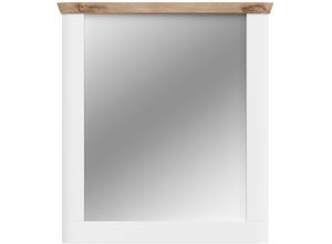 4066432016152 - Garderobenspiegel HOME AFFAIRE Halmstad weiß B79cm H89cm T6cm FSC-zertifizierter Holzwerkstoff Spiegelglas Spiegel Breite ca 79 cm