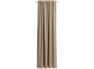 4006470543098 - Verdunkelungsvorhang NEUTEX FOR YOU INSULA beige (dunkelbeige) B137cm H120cm Polyester Gardinen Uni-Dimout für starke Verdunklung nach Maß