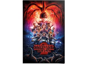 8714597573008 - Poster REINDERS Poster Stranger Things Netflix Bilder Gr B H 61 cm x 915 cm Serien 1 St rot Poster