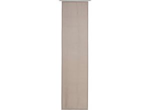 4021626067457 - Schiebegardine GÖZZE Linus Schiebevorhang Gr 1 grau (taupe) B60cm H245cm Polyester Gardinen HxB 245x60 Uni Panamagewebe inkl Zubehör