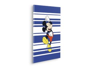 4055065030178 - Leinwandbild KOMAR Mickey Rockstar - Größe 40 x 60 cm bunt (farbe bild(er) bunt) B40cm Papier Holz Bilder Keilrahmenbild mi Echtholzrahmen