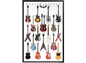 8714597316285 - Poster REINDERS Gitarren Sammlung bunt (farbe bild(er) mehrfarbig) B61cm H915cm Papier Bilder