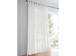 6930325796675 - Gardine HEINE HOME Gr 2 weiß (sanftes weiß) B290cm H175cm Polyester Gardinen