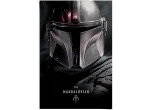 8714597588415 - Poster REINDERS Poster The Mandalorian Star Wars - Dark Side - Serie - Baby Yoda schwarz (farbe bild(er) schwarz) B61cm H915cm Papier Bilder