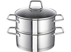 4007257599871 - Dampfgartopf SCHULTE-UFER Wega Töpfe Gr 14 l + Ø 16 cm silberfarben Weitere Töpfe Topf Dampfkochtopf Induktion 4007257599871 - Dampfgartopf SCHULTE-UFER Wega Töpfe Gr 14 l + Ø 16 cm silberfarben Weitere Töpfe Topf Dampfkochtopf Induktion