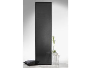 4005385143065 - Schiebegardine WECKBRODT Klara Gr 1 grau (anthrazit) B60cm H245cm Polyester Gardinen Raumteiler Wildseiten - Optik halbtransparent Store
