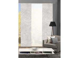 4056751261012 - Schiebegardine HOME WOHNIDEEN MADERAS Gr 1 weiß (wollweiß) B60cm H245cm Polyester Gardinen HxB 245x60 inkl Befestigungszubehör
