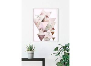 4055065153013 - KOMAR Poster Triangles Red Bilder Kinderzimmer Schlafzimmer Wohnzimmer Gr B H 30 cm x 40 cm Formen-Kunst 1 St bunt Poster 4055065153013 - KOMAR Poster Triangles Red Bilder Kinderzimmer Schlafzimmer Wohnzimmer Gr B H 30 cm x 40 cm Formen-Kunst 1 St bunt Poster